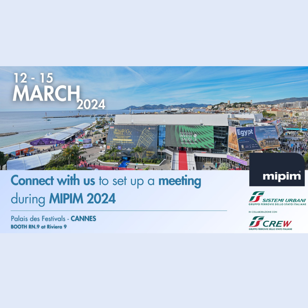 Let's meet at MIPIM from March 12th to March 15th | CREW - Cremonesi ...